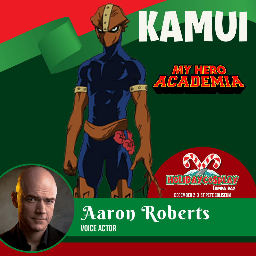 Voice actor Aaron Roberts known for Tokyo Ghoul, My Hero Academia ...